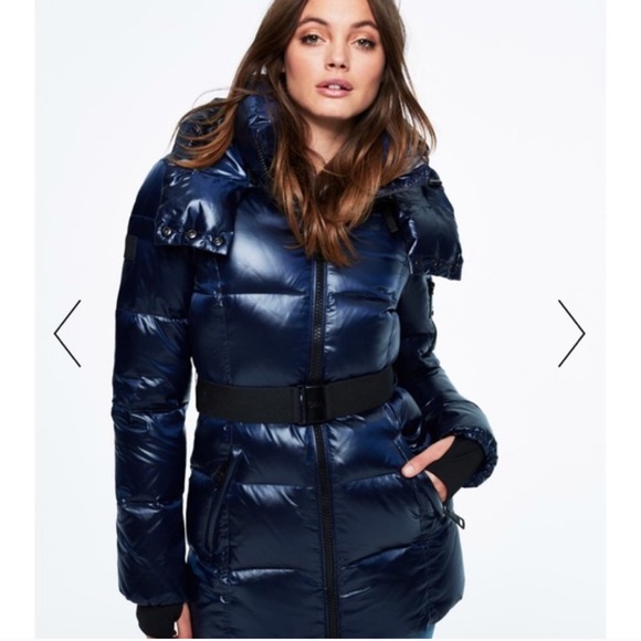 SAM. | Jackets & Coats | Sam Womens Soho Belted Down Puffer Jacket ...